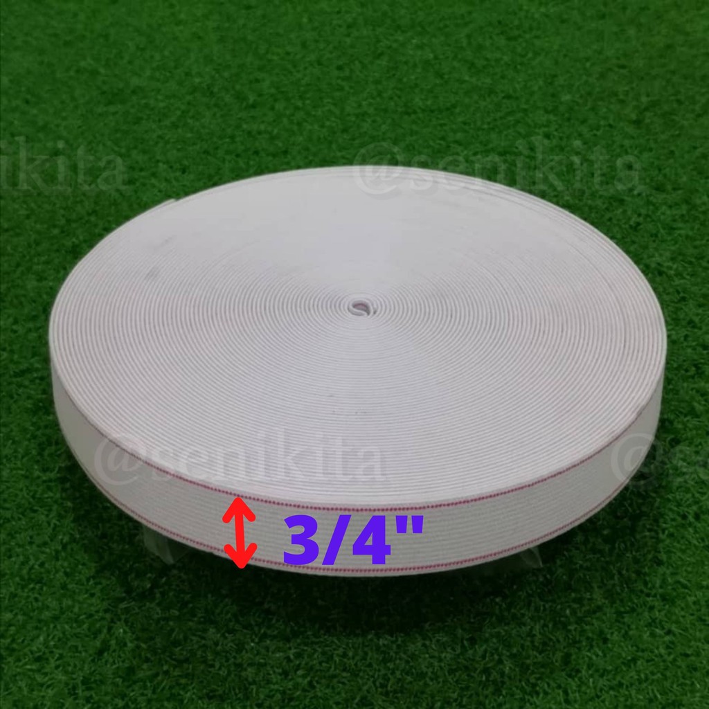 Getah Kain 3/4 inci / Getah pinggang 3 suku (LINE PINK MERAH) | Shopee ...