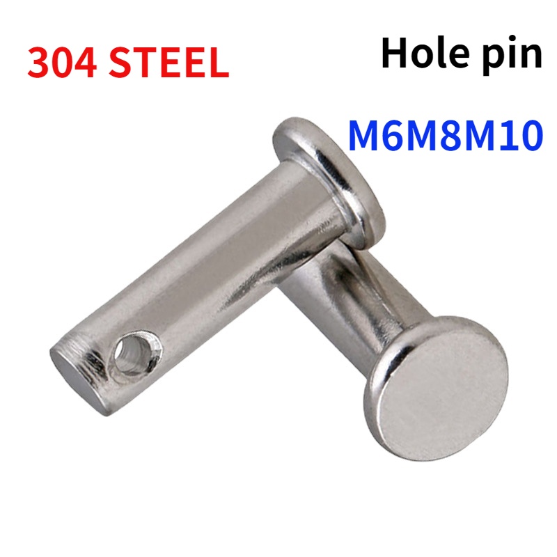 M6 M8 M10 304 stainless steel pin locating pin flat head cylindrical ...
