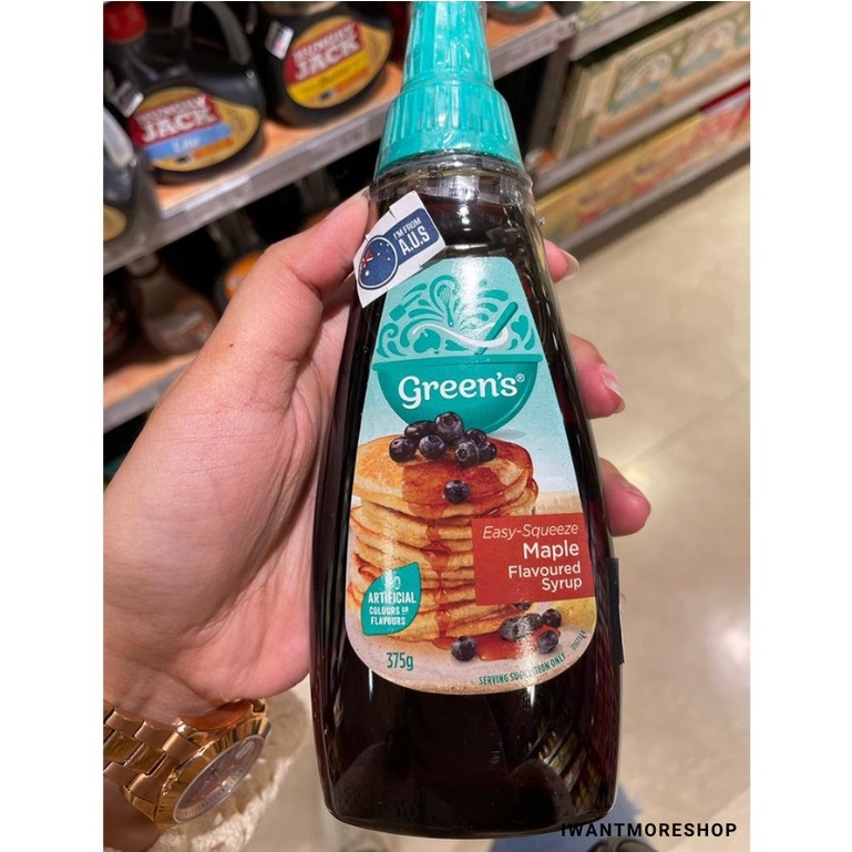 READY STOCK!! Green's Maple Flavored Syrup - Easy Squeeze (375G) [AUS ...