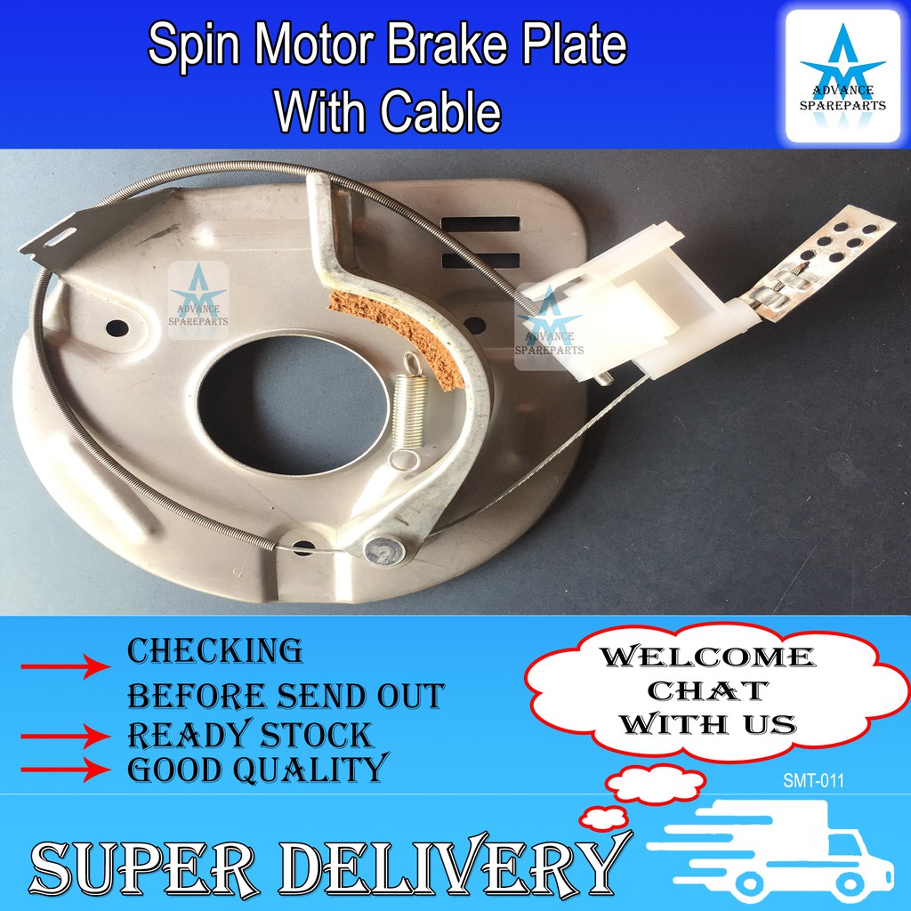 Washing Machine Spin Motor Brake Plate and Cable ( optional ) | Shopee ...