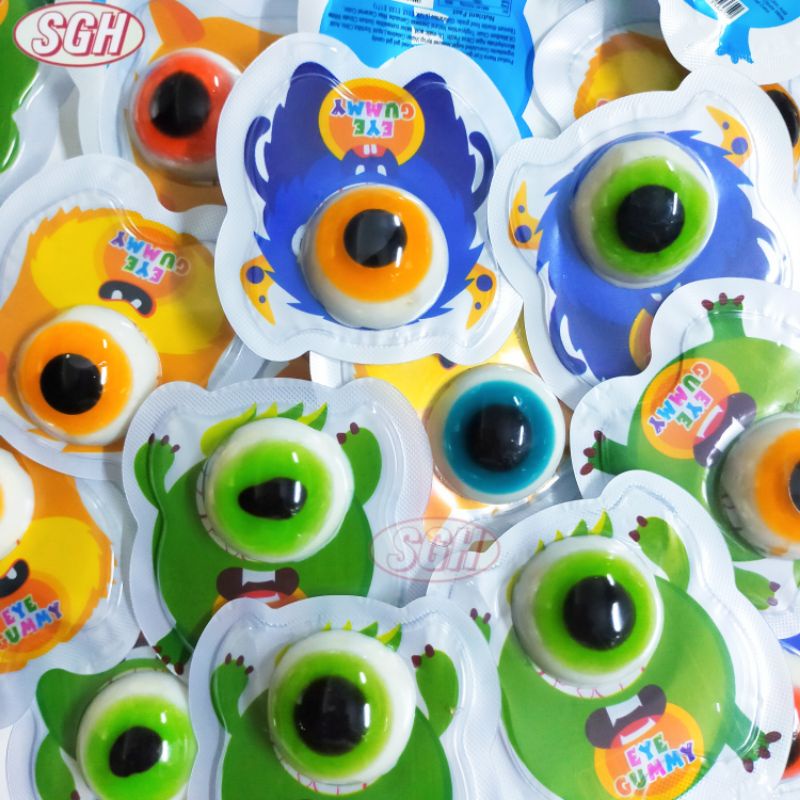 Eyeball Gummy.Gummy candy.Eye gummy Gula mata 1pcs Halal | Shopee Malaysia