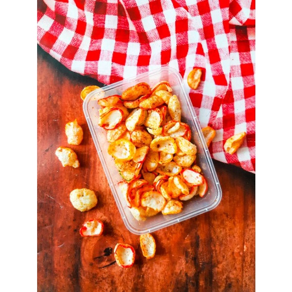 Seblak Spicy Crackers seblak Crackers 100gr box Packaging | Shopee Malaysia