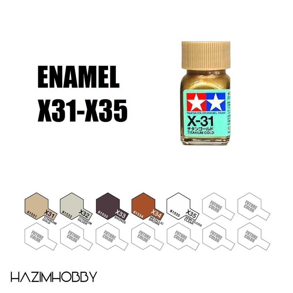 TAMIYA Color Enamel Paint 10ml X31 - X35 | Shopee Malaysia