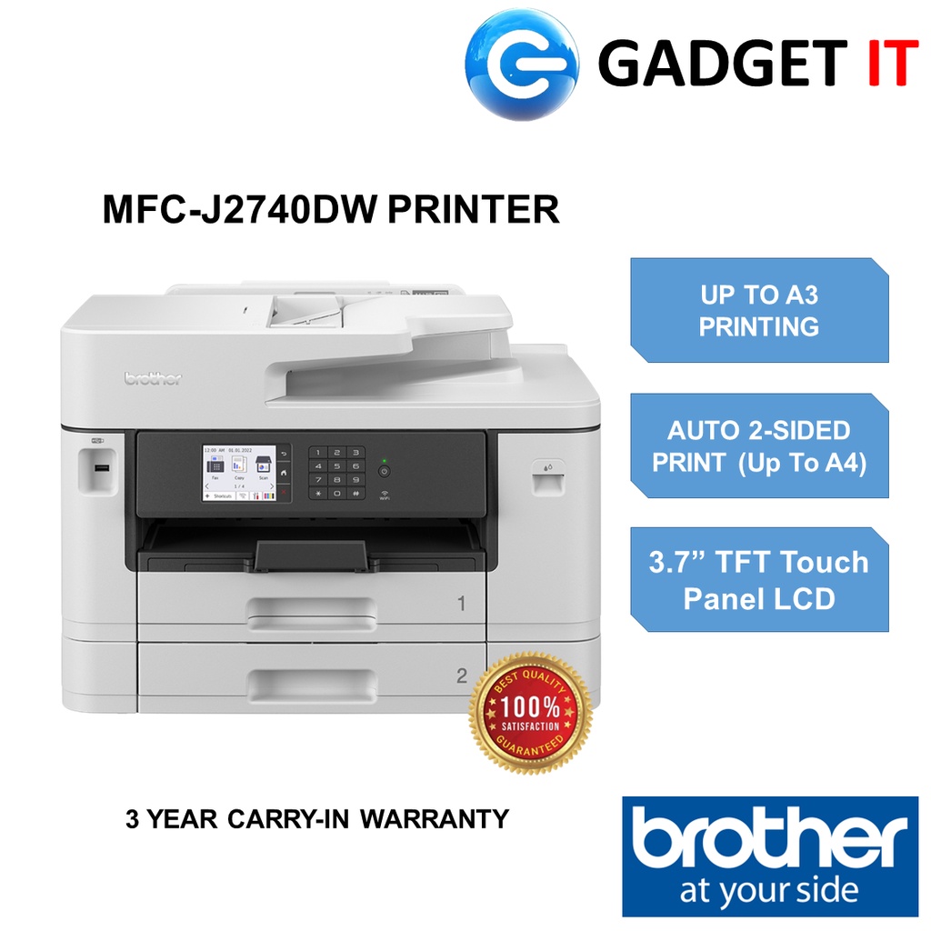 BROTHER MFC-J2740DW A3 INK-BENEFIT PRINTER (PRINT/SCAN/COPY/FAX ...