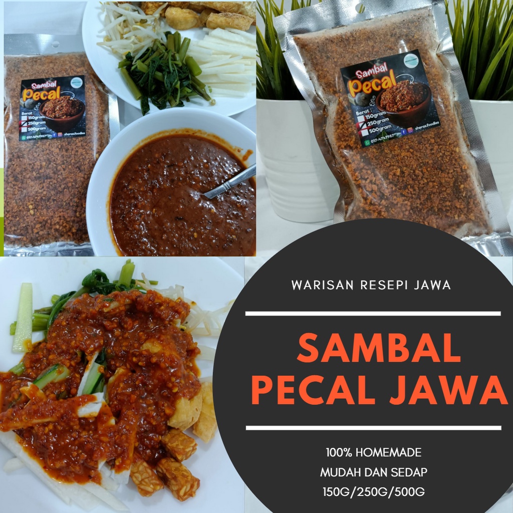 Sambal Pecal Jawa / Kuah Pecal / Sambal Kacang Jawa Instant | Shopee ...