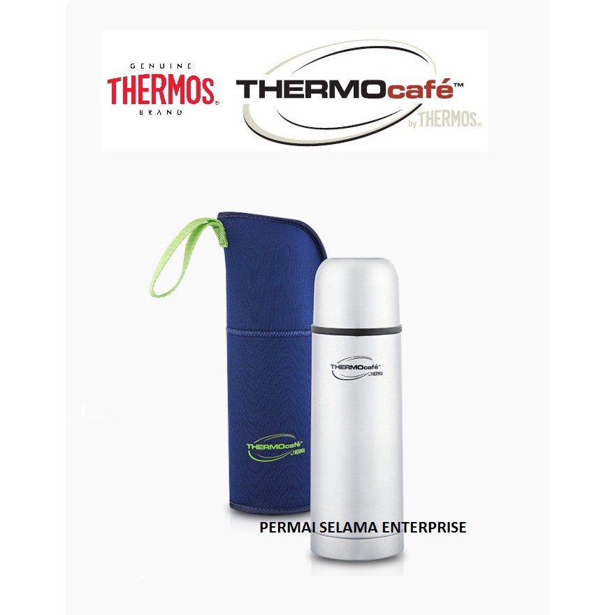 Thermos Thermocafe 500ml Basic Living Flask with Pouch with Autostopper ...