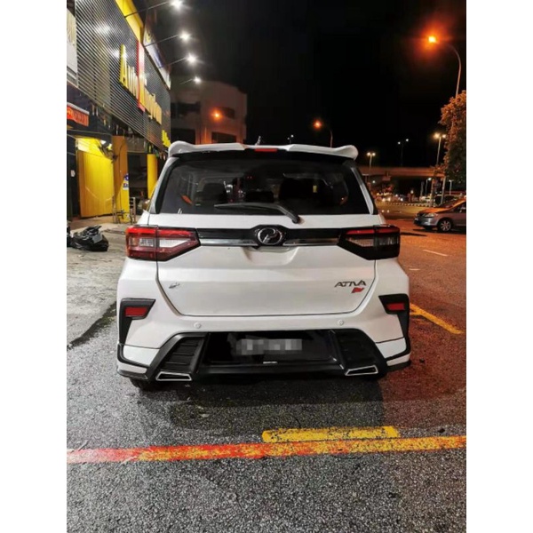 Perodua Ativa Gear Up body kit skirting spoiler with paint material ABS ...