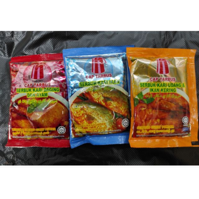 Serbuk Rempah Kari Cap TARBUS 250gram | Shopee Malaysia