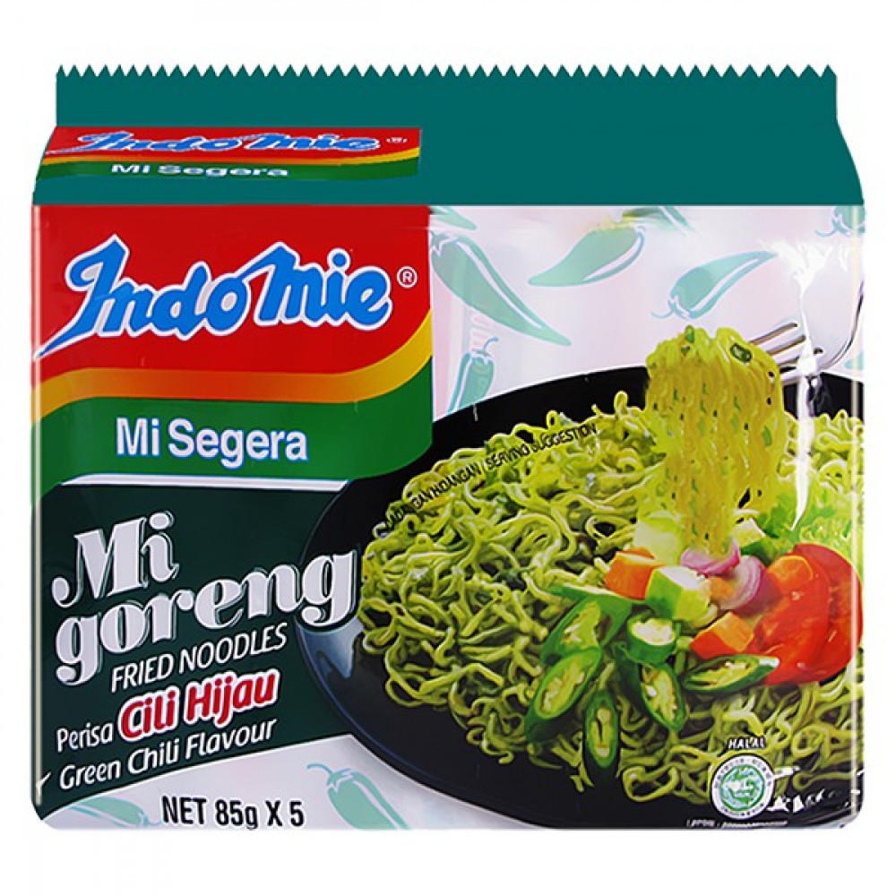 Indomie Mi Goreng Cili Hijau 5x85g | Shopee Malaysia