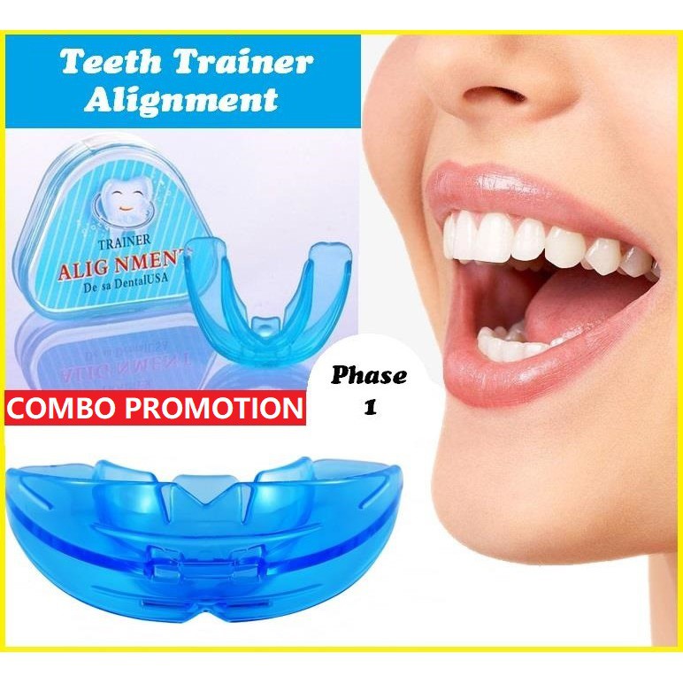(COMBO PROMOTION) Teeth Trainer Alignment Teeth Braces Rapat Gigi ...