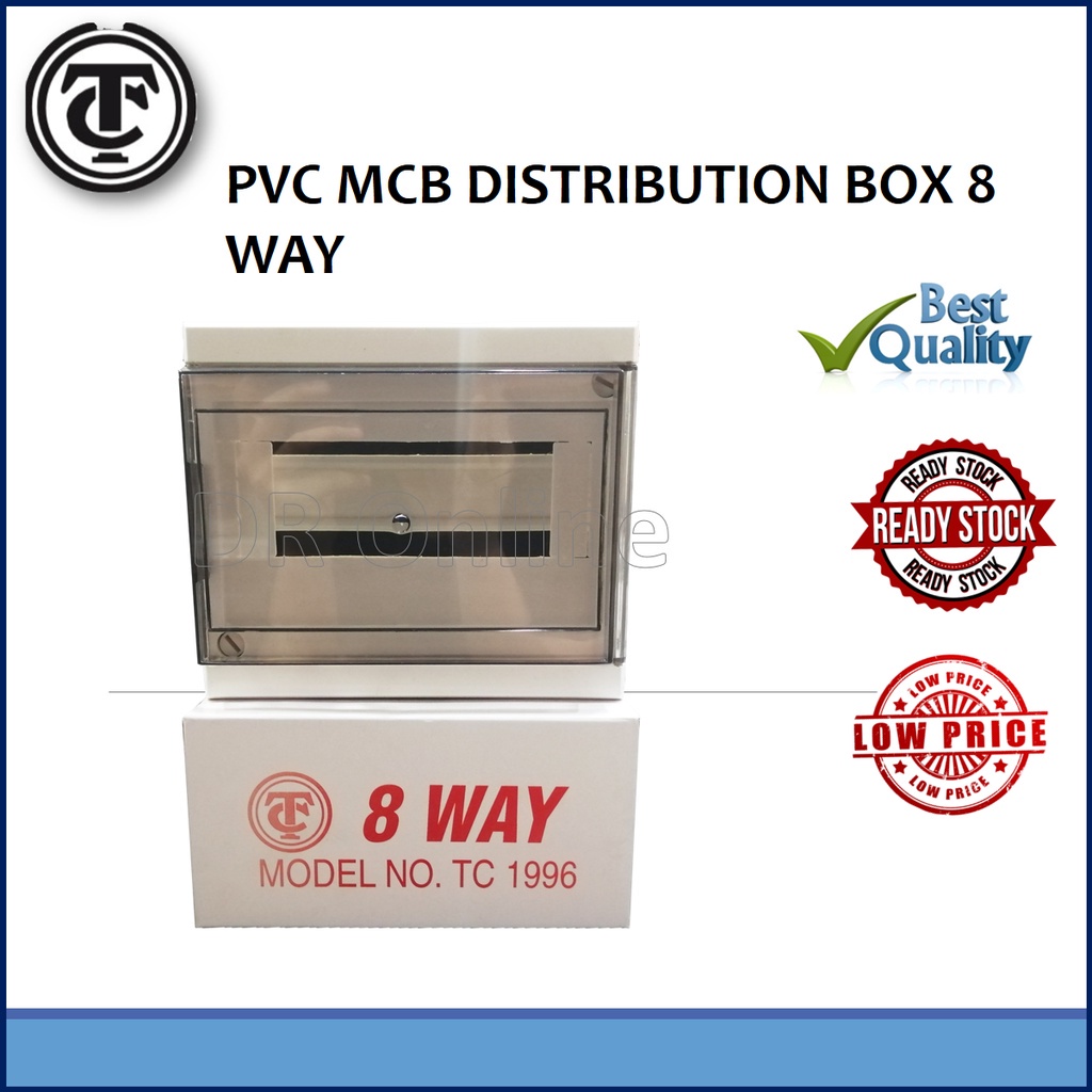 TC MCB PVC DB Box / MCB Distribution Box , 8Way, PVC | Shopee Malaysia TC MCB PVC DB Box / MCB Distribution Box , 8Way, PVC | Shopee Malaysia
