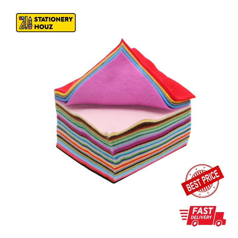 Stationery Houz Cotton Foam 40x45cm/ Non Woven Felt Fabric Diy Fabric ...
