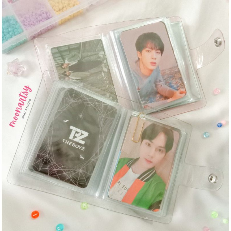 [Ready Stock] 36pcs Mini Kpop Photocards Holder Glitter Album | Shopee ...