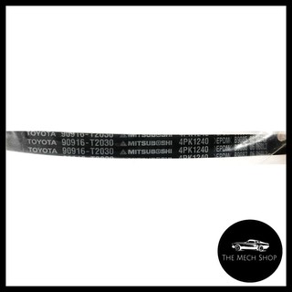 (100% Original)TOYOTA VIOS NCP42 NCP150 FAN BELT 90916-T2030 4PK1240 ...