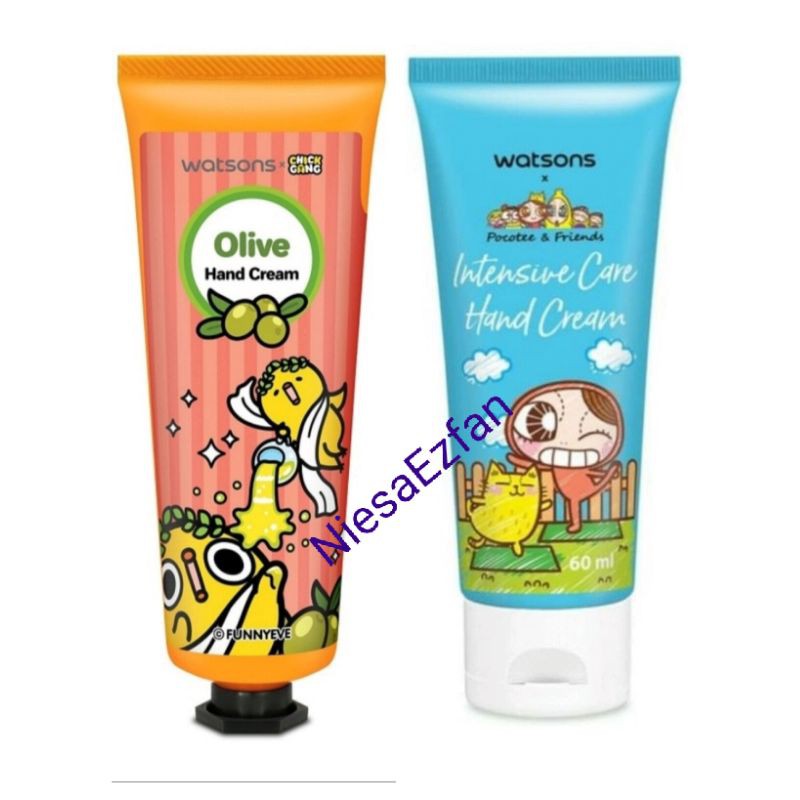 (Near Expiry) Watson Hand Cream Lotion 60ml Moisturising Intensive Care ...