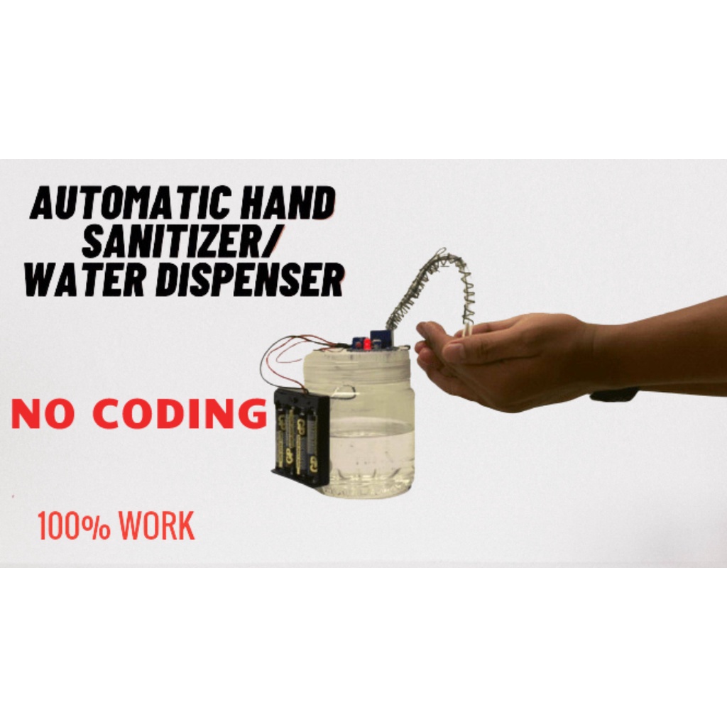 DIY Automatic Hand Sanitizer/ DIY Water Dispenser Kit STEM RBT Project ...