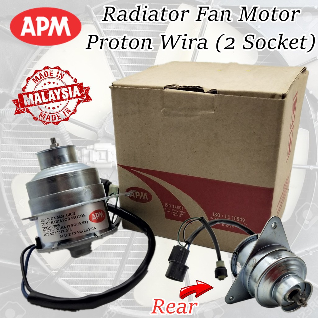 APM Fan Motor Proton Wira / Satria (2 Socket) | Shopee Malaysia
