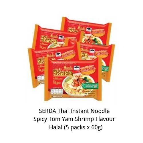 [Klang Valley Only] SERDA Thai Instant Noodle Spicy Tom Yam Shrimp ...