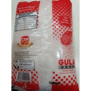 CSR coarse sugar gula kasar 1kg | Shopee Malaysia