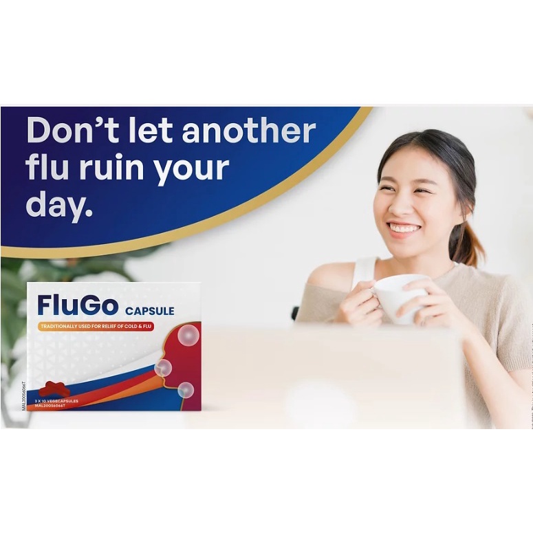 FluGo Capsules 30s (Traditionally used for relief of Cold & Flu ...