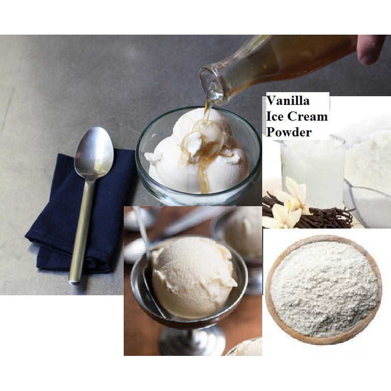 Vanilla Ice Cream Powder 100g 250g 500g l Chocolate Ice Cream Powder ...
