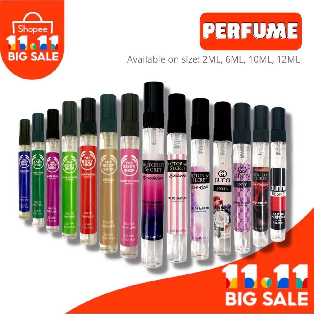 [ 2ML 6ML 10ML 12ML ] GK Pen Perfume Murah Women Original Travel Set ...