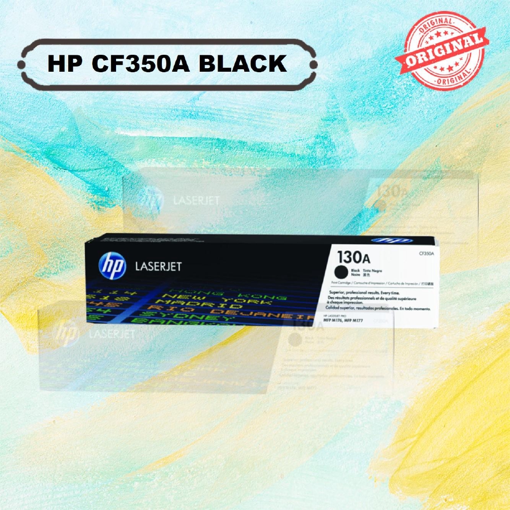 HP GENUINE Original CF350A / CF 350A / 350A / 350 - 130A - (Toner Black ...