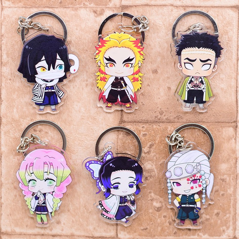 Demon Slayer Keychain Kisatsutai Series #4 Double Sided Acrylic Key ...