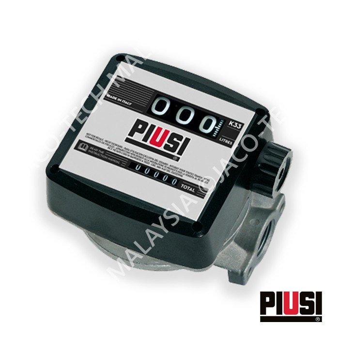 PIUSI K33 3 Digits 1" Mechanical Diesel Meter | Shopee Malaysia