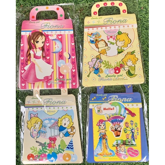 4 CUTE DESIGNS PAPER DOLL FIONA / ANAK PATUNG KERTAS FIONA | Shopee ...