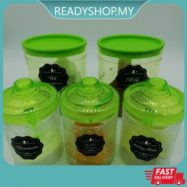 STICKER LABEL DAPUR (Ready Stock) I Sticker Label Barang Dapur 75 pcs ...