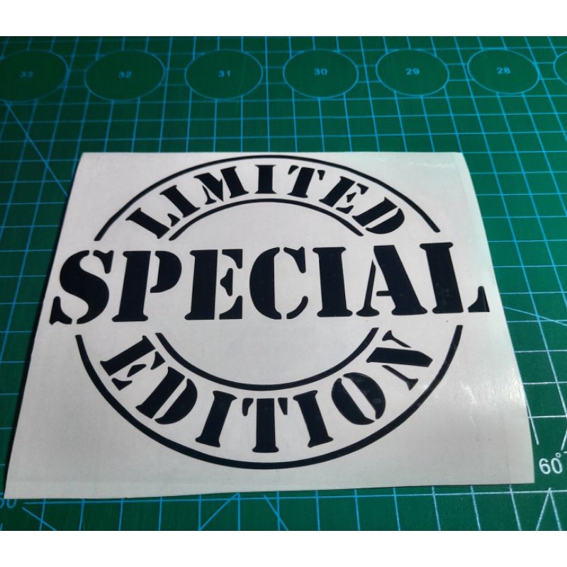 sticker limited special edition / cutting sticker | Shopee Malaysia