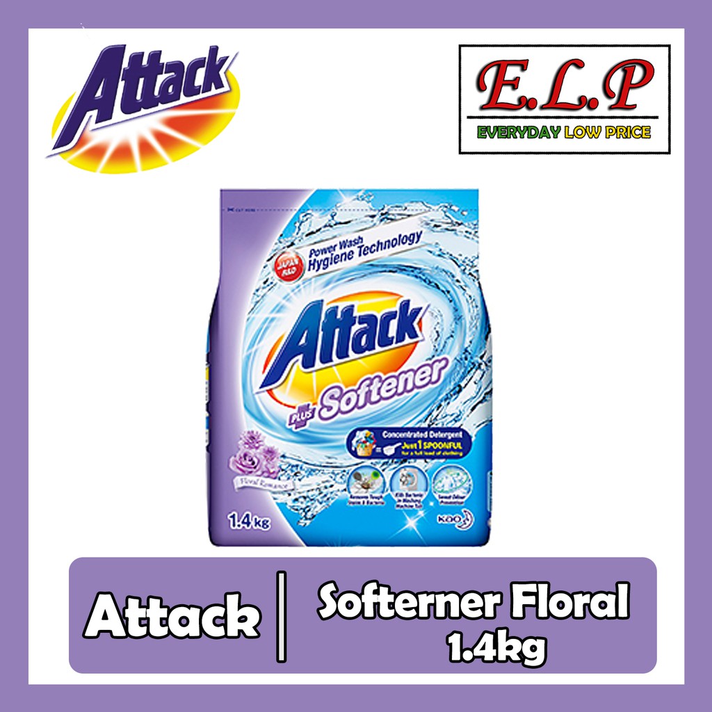 Attack Detergent Powder 1.4-1.6kg | Lazada