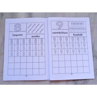 📒ABC Buku Latihan Menulis abc dan 123📒ABC 123 WRITING BOOK 1 set 6 ...