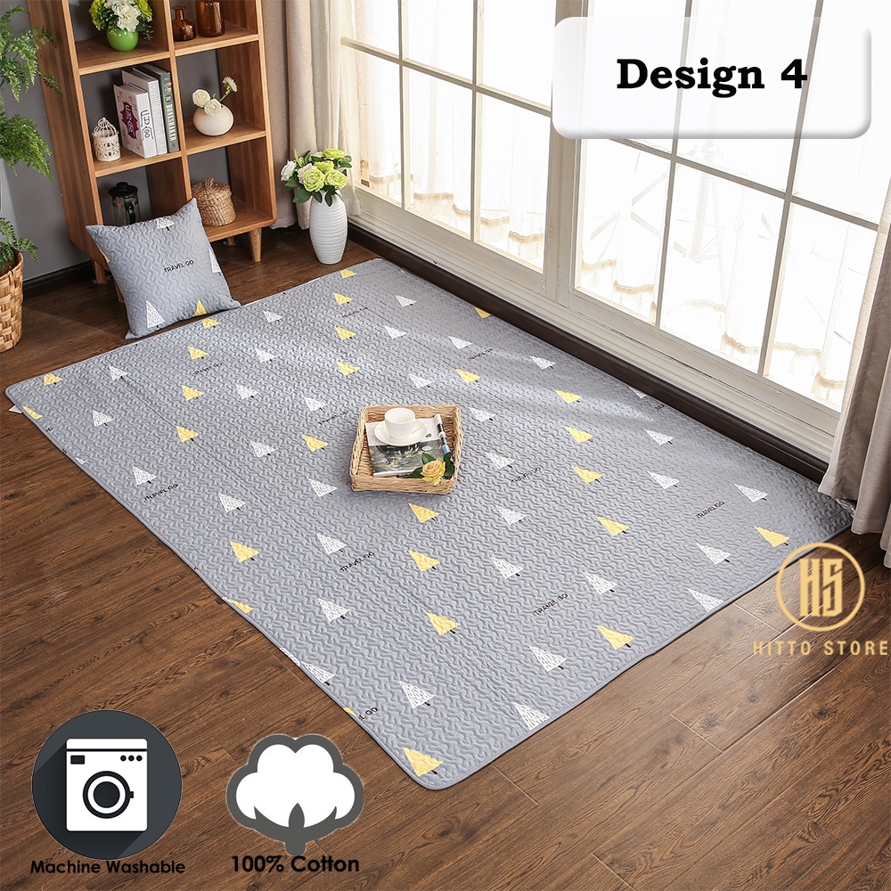Hitto Two Seat Sofa Cover Mat 100% Cotton Living Carpet Mat 垫子70x150cm ...