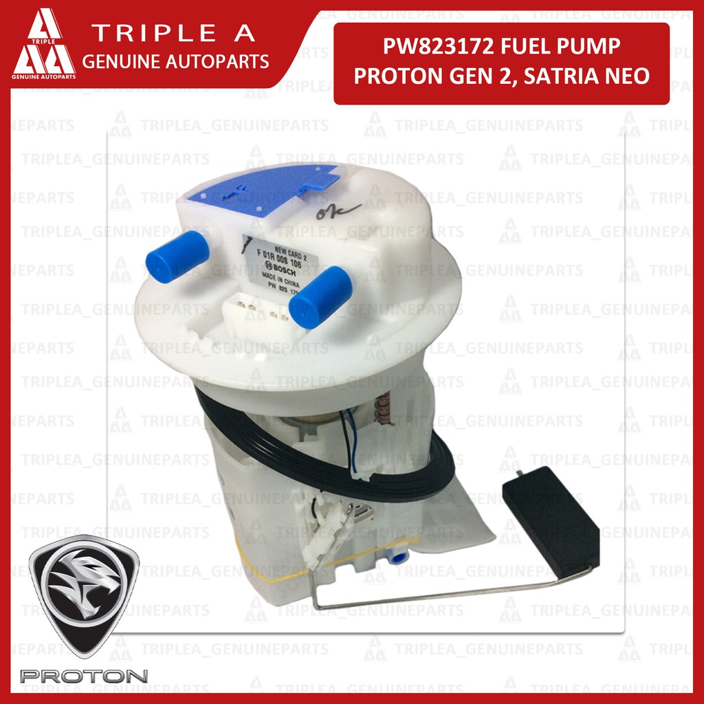[ TRIPLE A ] Proton Gen2 Satria Neo Bosch Fuel Pump PW823172 Premium ...