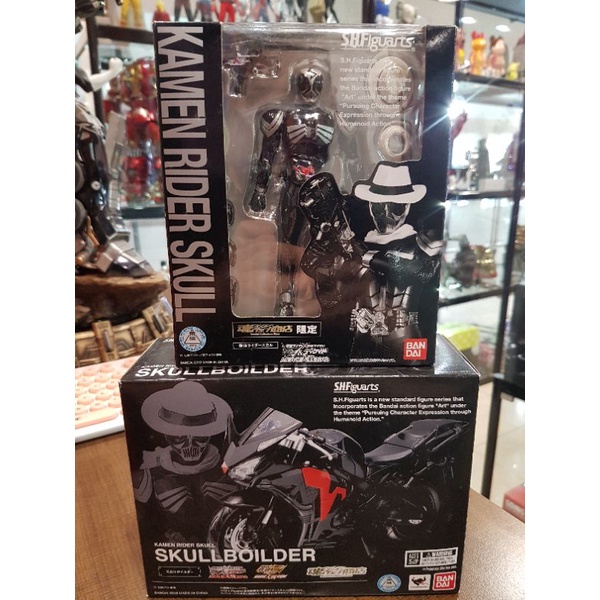 BANDAI SHF SH FIGUARTS KAMEN RIDER SKULL AND SKULLBOILDER SET | Shopee ...
