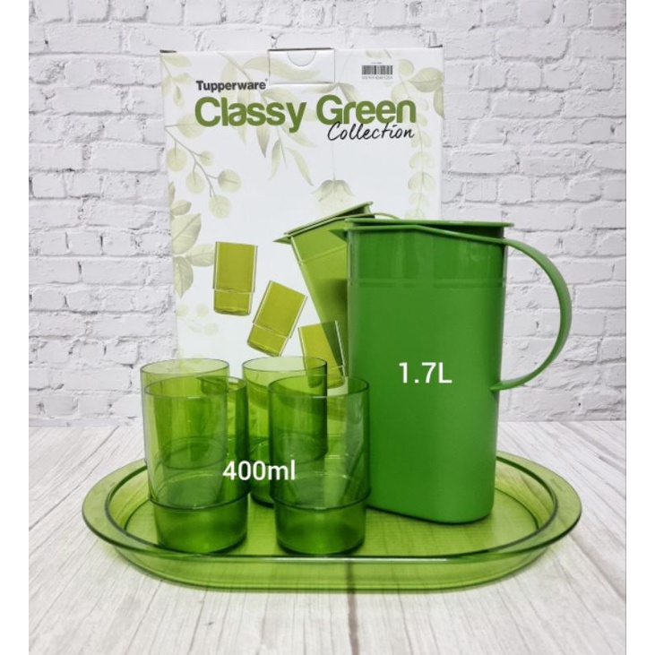 Tupperware Classy Drinking Set : Set Jug Cawan dan Tray | Shopee Malaysia