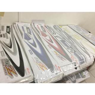 Sticker BodySet / Stripe Coverset LC V2 V3 V4 Hitam Gold Batik Moritaka ...