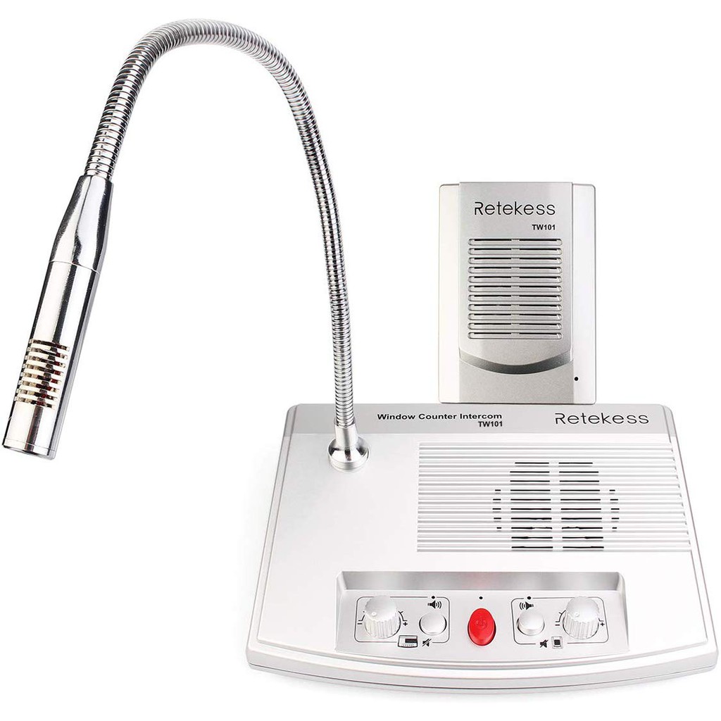 Retekess TW101 Window Speaker System Window Microphone and Speaker Bank ...