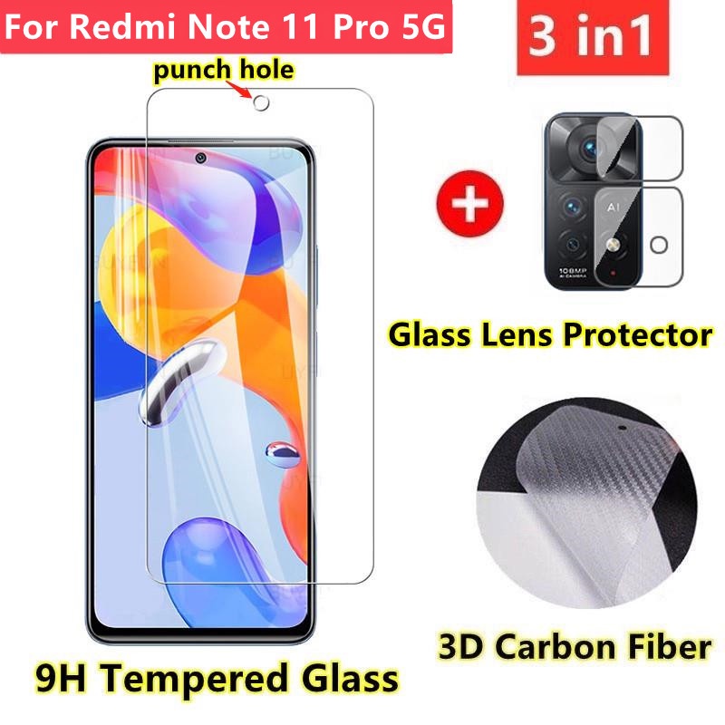 Redmi Note 11 11S 10S 10 Pro 5G Tempered Glass Screen Protector Poco F3 ...