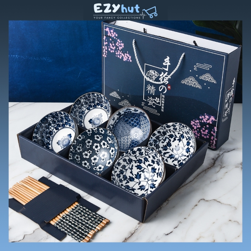 Traditional Japanese Style Rice Bowl Porcelain Bowl Ceramic Bowl ...