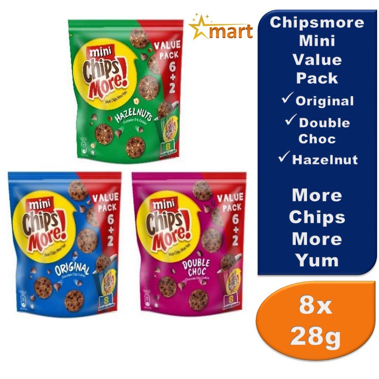 Chipsmore Mini Value Pack 6+2 (8 x 28g) | Shopee Malaysia