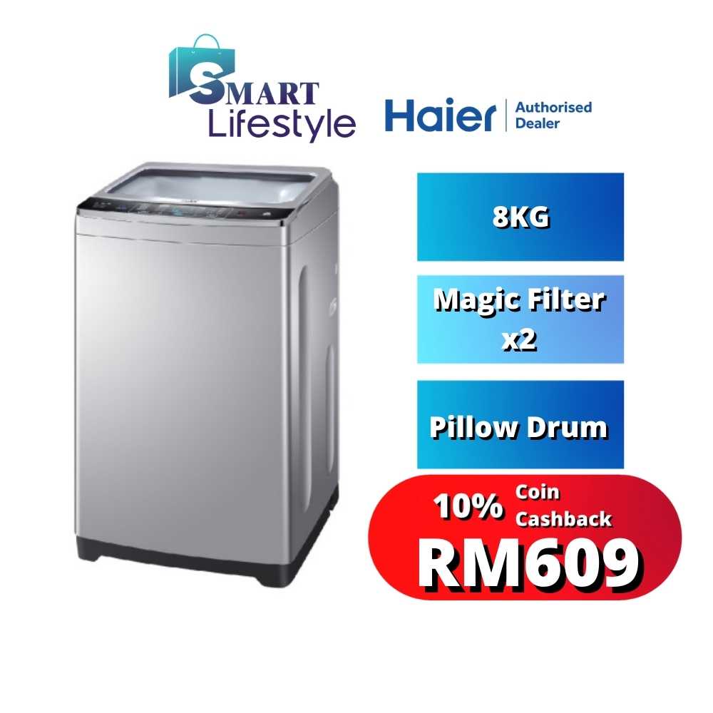 Haier Fully Auto Washing Machine (8kg) HWM80-M826 | Shopee Malaysia