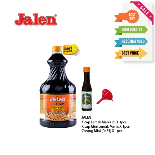 KICAP JALEN LEMAK MANIS + MINI BOTOL 150ML REFILL BOTOL | Shopee Malaysia