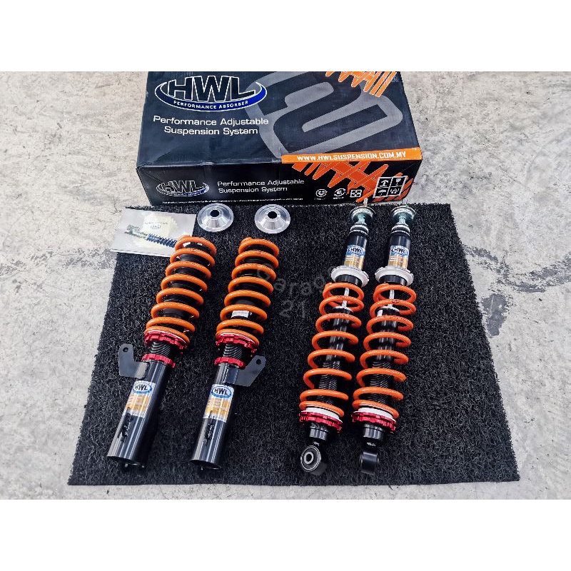 Perodua Axia / Bezza - HWL ST1 Fully Adjustable hilow soft hard ...