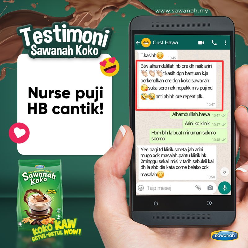 Sawanah Koko minuman coklat yang berkhasiat. | Shopee Malaysia