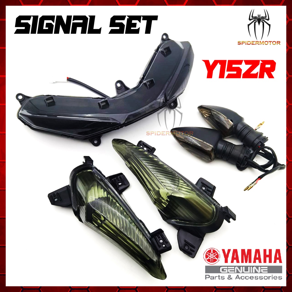 YAMAHA FRONT SIGNAL EXCITER Y15ZR V1 V2 Y15 SMOKE TINTED/CLEAR [READY ...