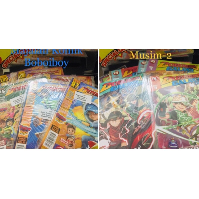 [ORIGINAL] NEW MONSTA BOBOIBOY GALAXY ANIMATION KIDS BOOK MAGAZINE ...