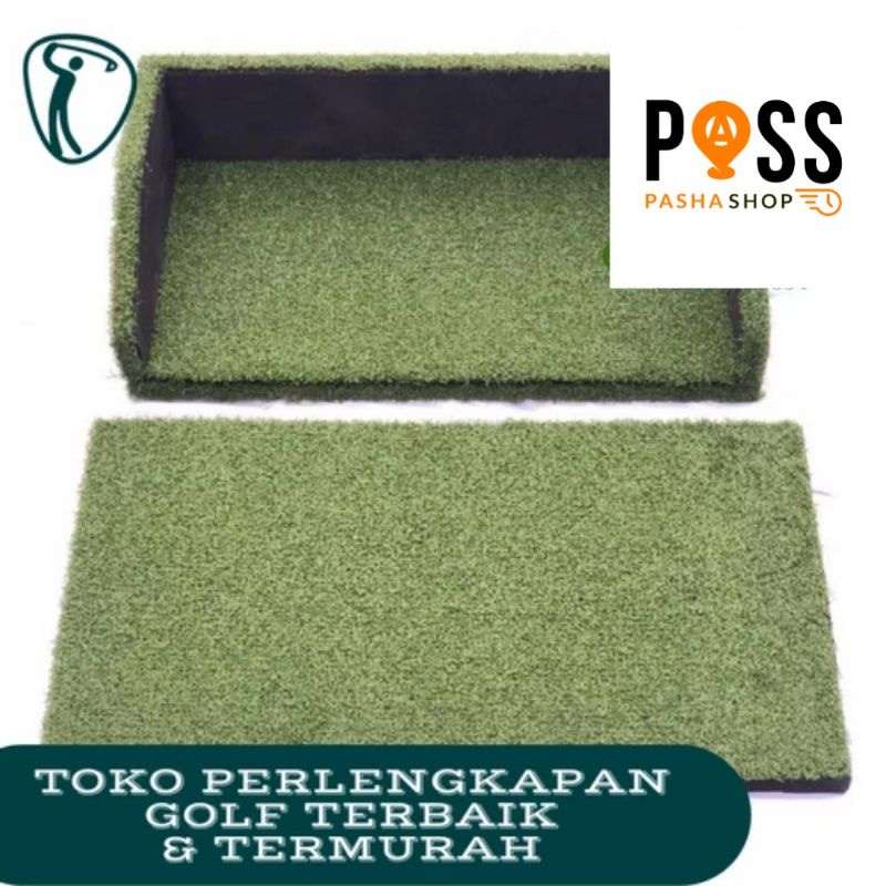 60x30cm Driving Range Golf Carpet Package + Golf Ball Tray | Shopee ...